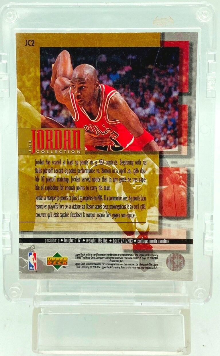1996 Collectors Choice Michael Jordan #JC2 50-Point Scoring Games