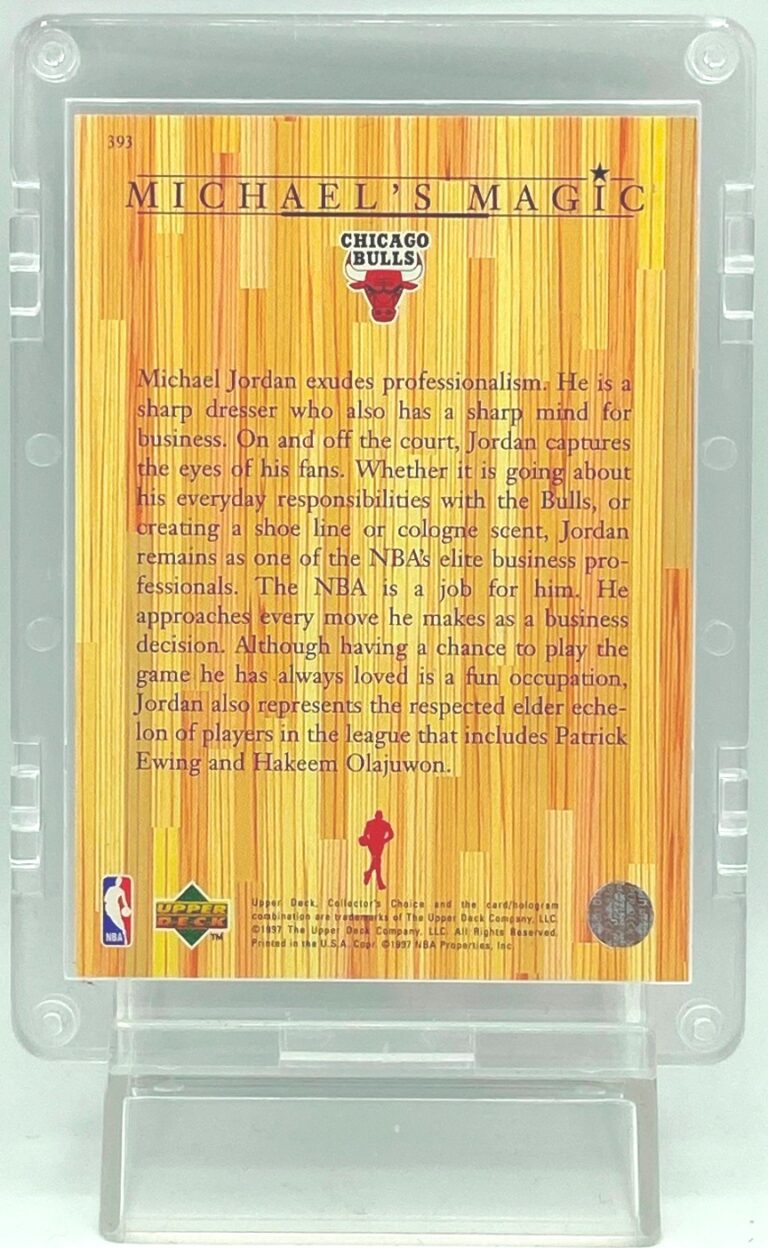 1997 Collector's Choice Michael Jordan #393 ("Michael's Magic")