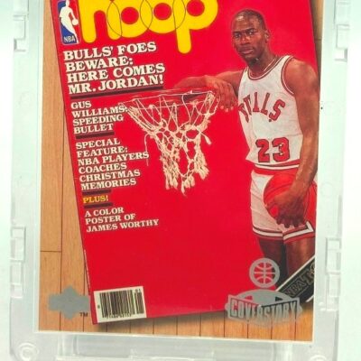 1998 Upper Deck Cover Story Michael Jordan Card #C1 Hoop Magazine