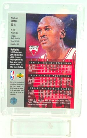 1998 UD Game Dated Michael Jordan #316 (Bulls vs Utah- All-Star)