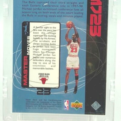 1999 UD Michael Jordan MJ23 Insert Card #M12 (Master Moves)