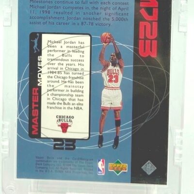 1999 UD Michael Jordan MJ23 Insert Card #M15 (Master Moves)