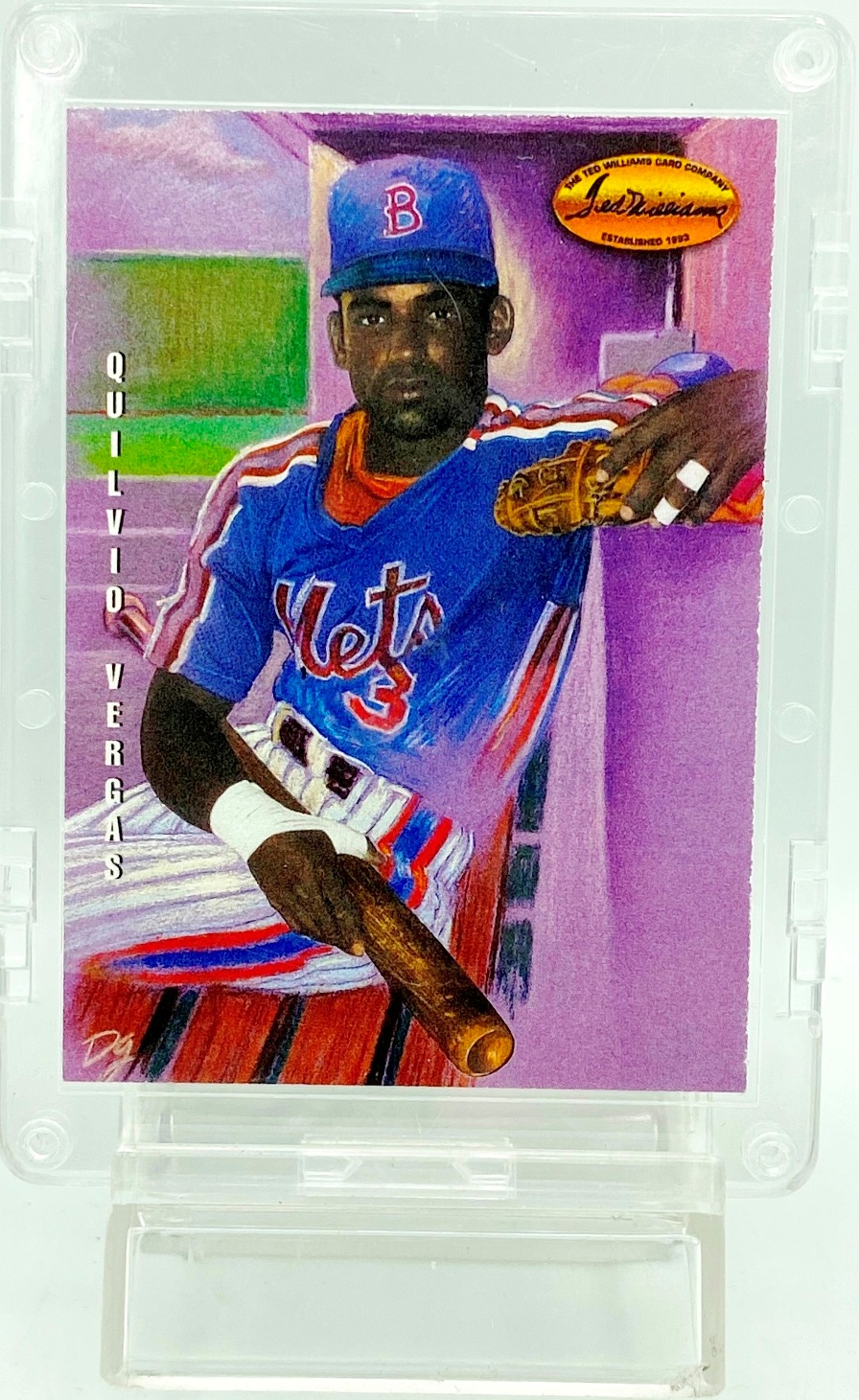 Vintage 1994 Ted Williams Card Company Quilvio Vergas Insert Card #DG6 ...