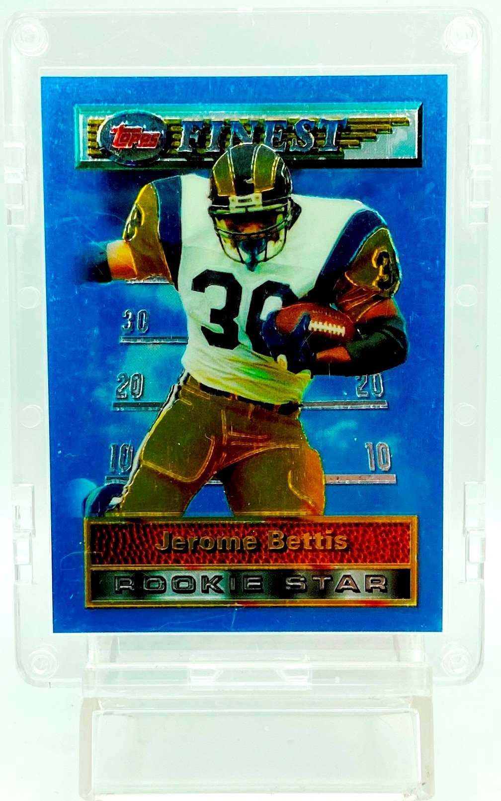 Vintage 1994 Topps Finest Rookie Star NFL Jerome Bettis RC #42 "Team ...