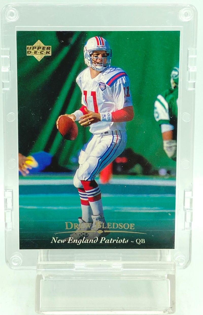 Vintage 1995 Upper Deck Gold Label NFL Drew Bledsoe #132 "Team: New ...