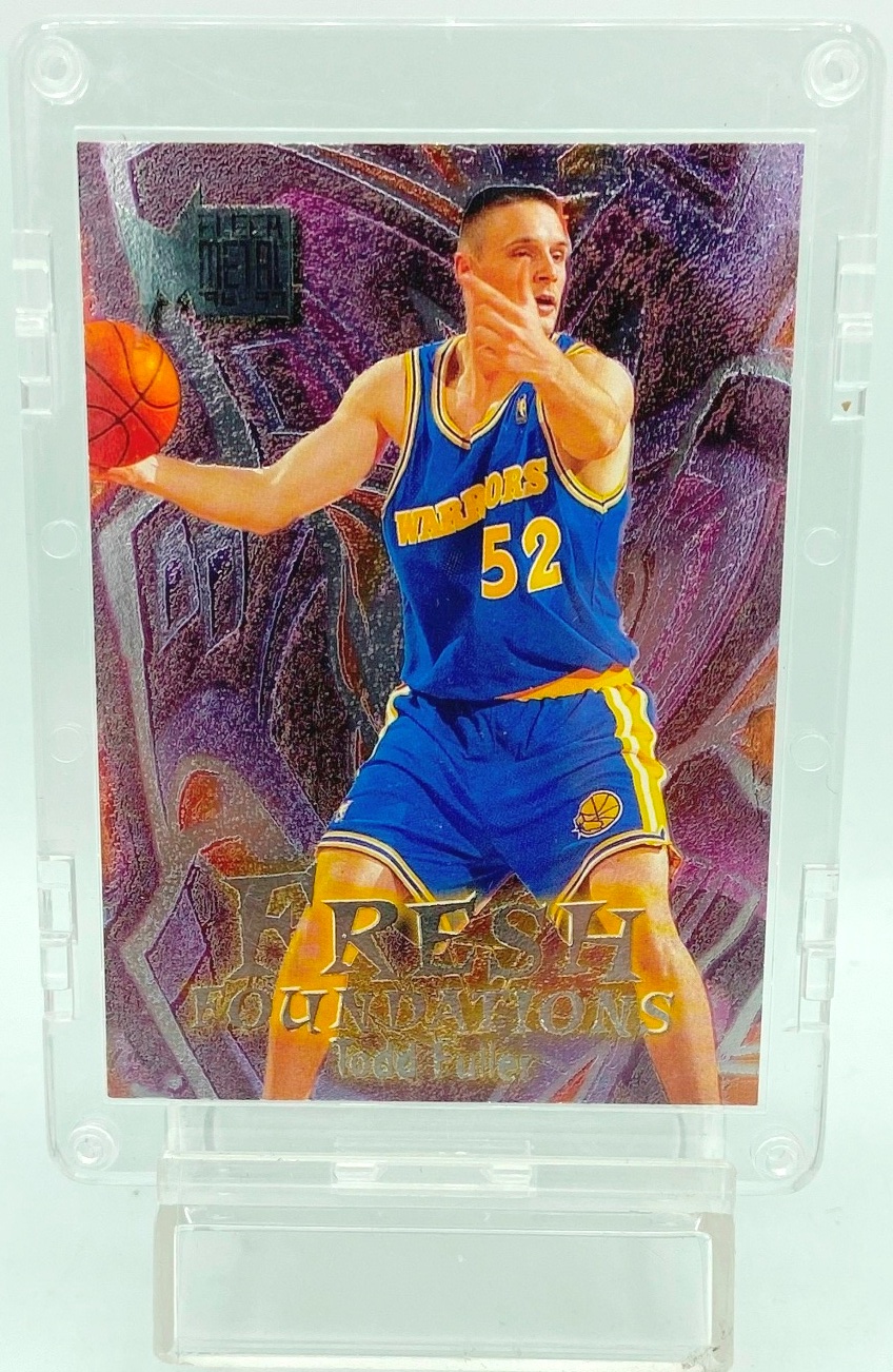 Vintage 1996-97 Fleer Metal Fresh Foundation Todd Fuller Rookie Card #235 ("Warriors-Jersey #52 ...
