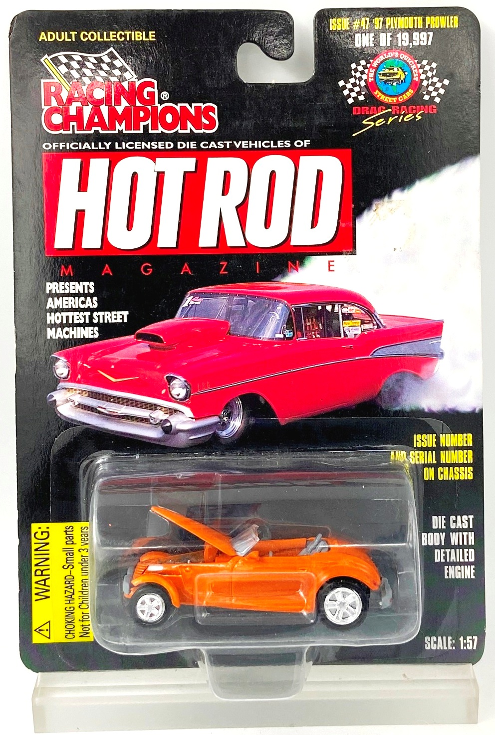1997 Racing Champions Hot Rod Magazine '97 Plymouth Prowler 1:57 Scale ...