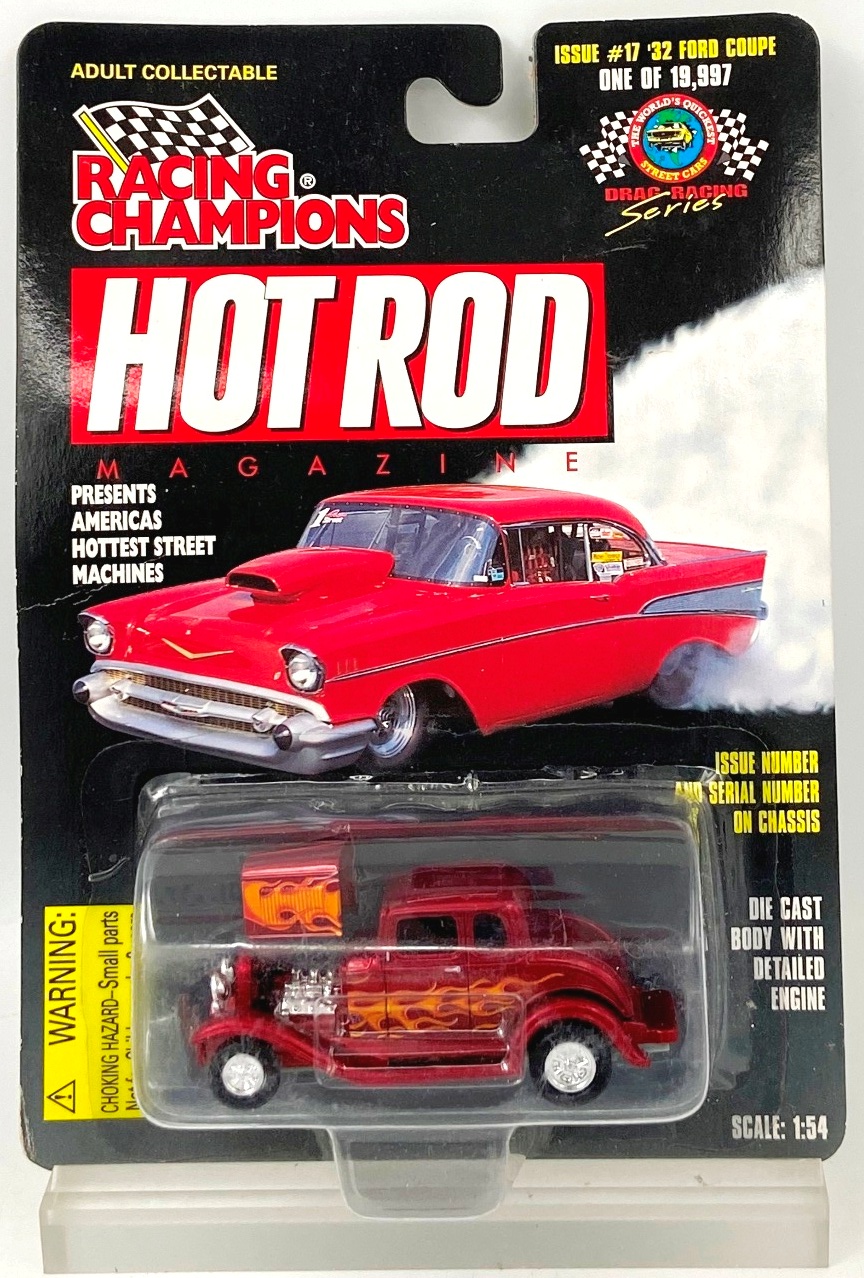 1997 Racing Champions Hot Rod Magazine '32 Ford Coupe 1:54 Scale "Limited Edition 1 of 19,997 ...