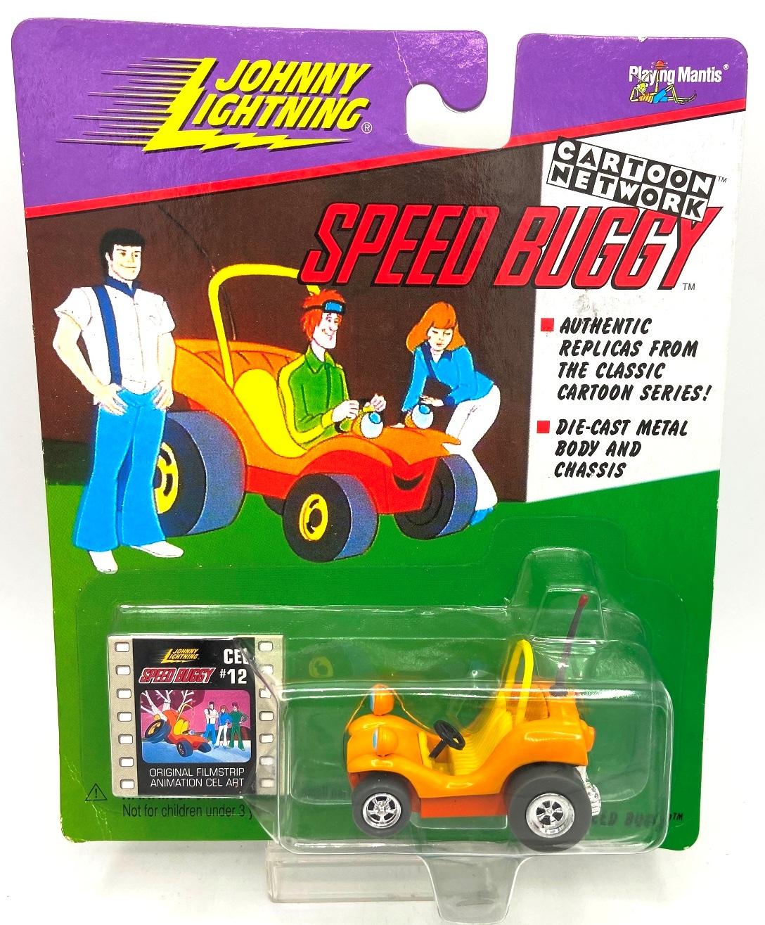 1998 Johnny Lightning Cartoon Network (Speed Buggy Cell #12) "Die-Cast ...