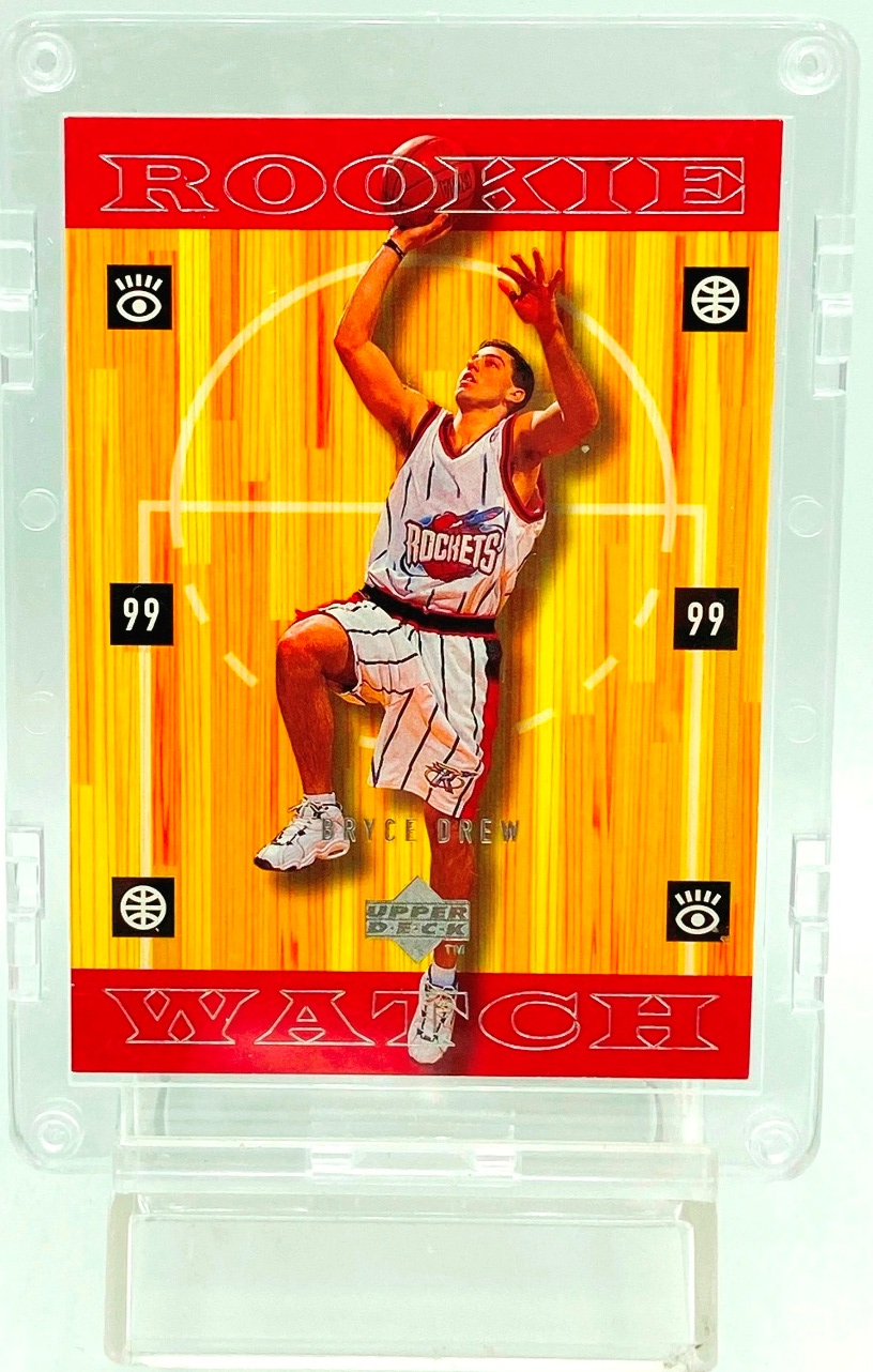 Vintage 1998-99 Upper Deck Rookie Watch Bryce Drew RC #327 (Rockets ...