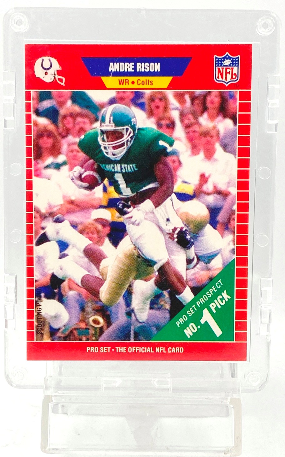 Vintage 1989 Pro Set Prospect NO 1 Pick Andre Rison RC 497 Teams