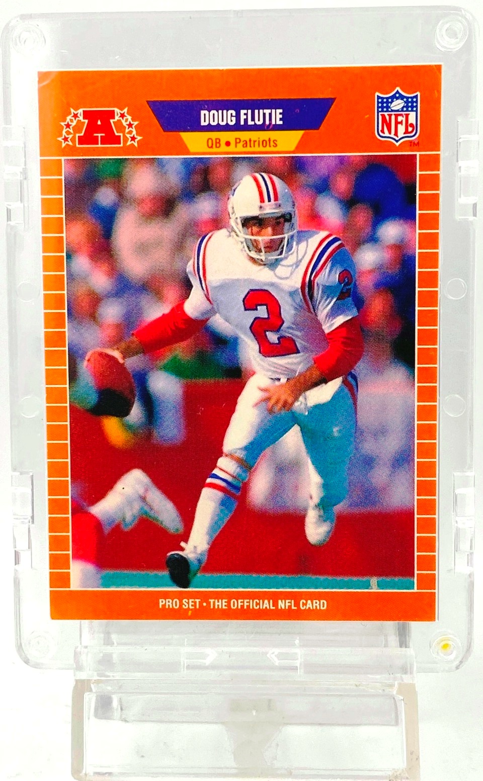 Vintage 1989 Pro Set NFL American League Doug Flutie Card 249 Team Vintage 1989 Pro Set NFL American League Doug Flutie Card 249 Team