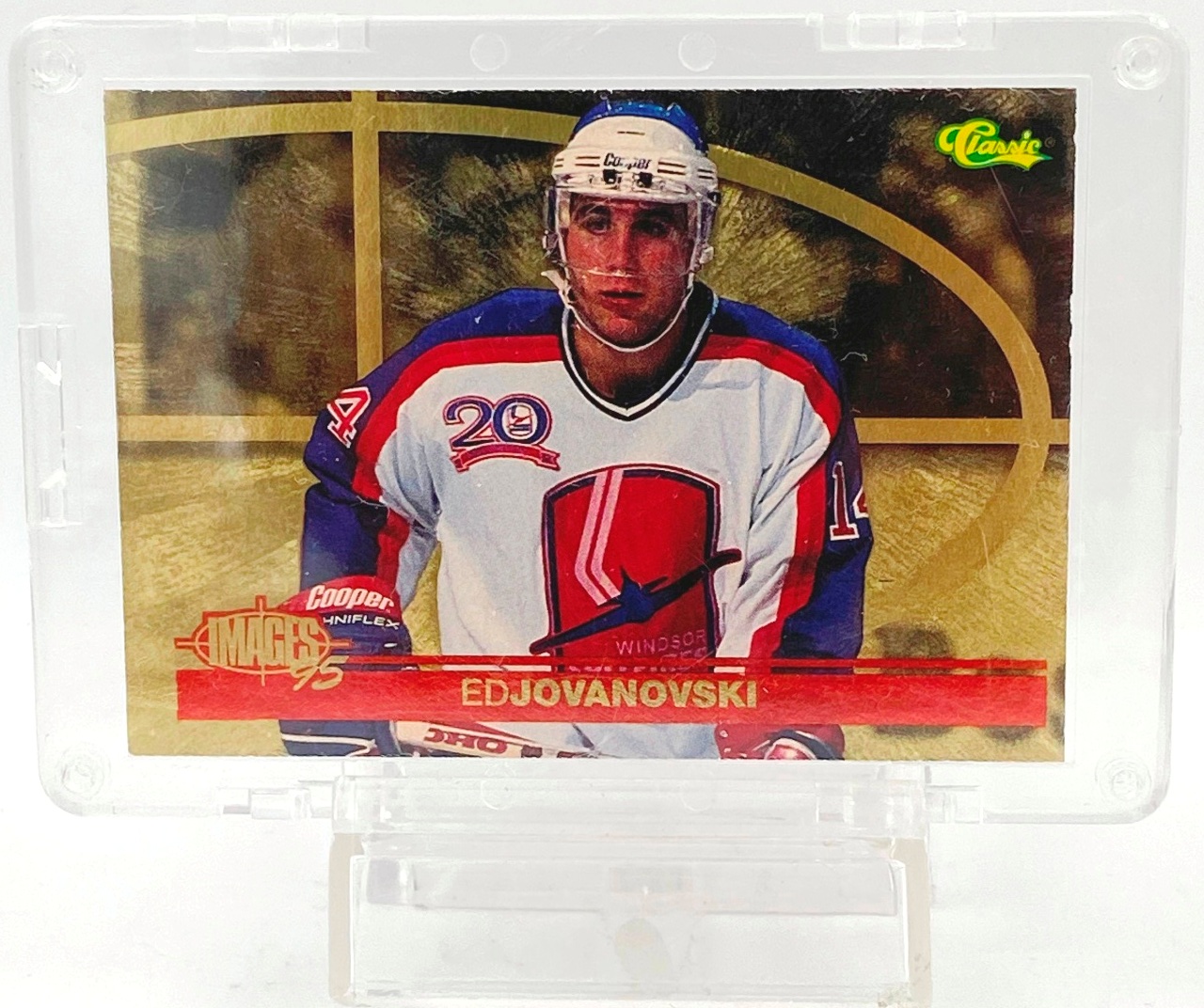 1995 Classic Images 95 CHL Ed Jovanovski Insert Card #CP19 ("Limited ...