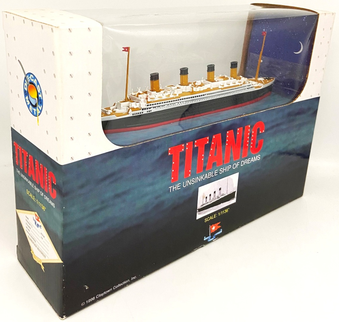 1998 Claytown Collection TITANIC Genuine Die Cast Model Authentic ...