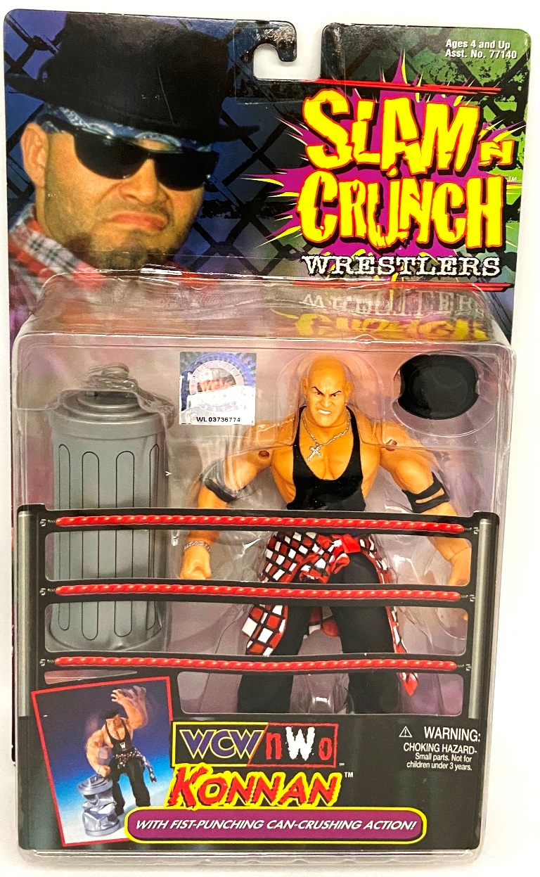 1999 Toy Biz Konnan Slam n Crunch Wrestlers WCW/NWO