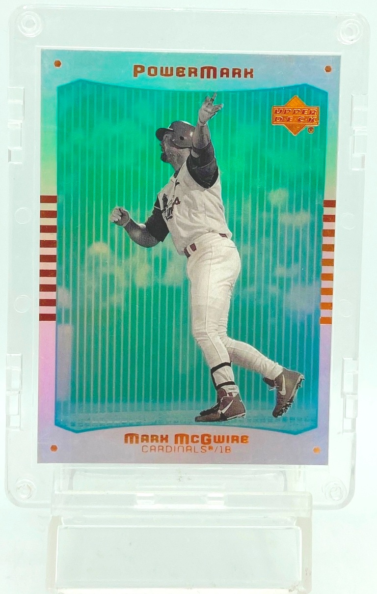 Vintage 1999 Upper Deck PowerMark Refractor Mark McGwire Insert Card # ...