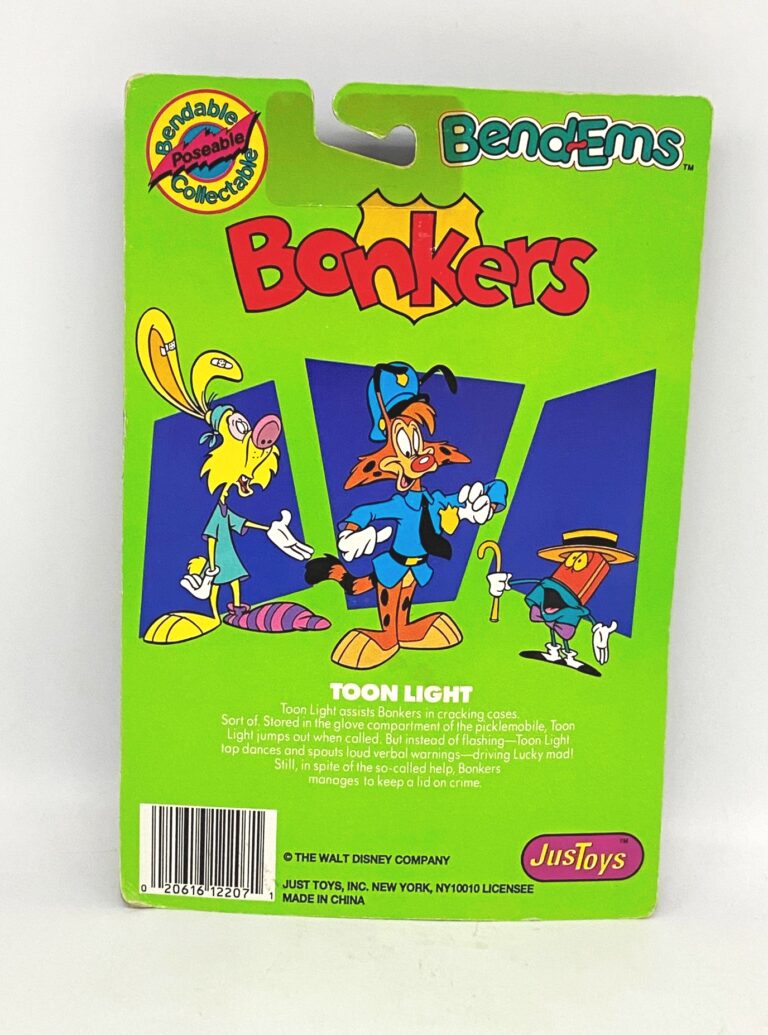 1990's Just Toys Bonkers Toon Light Bend-Ems Animated Series (Bendable ...