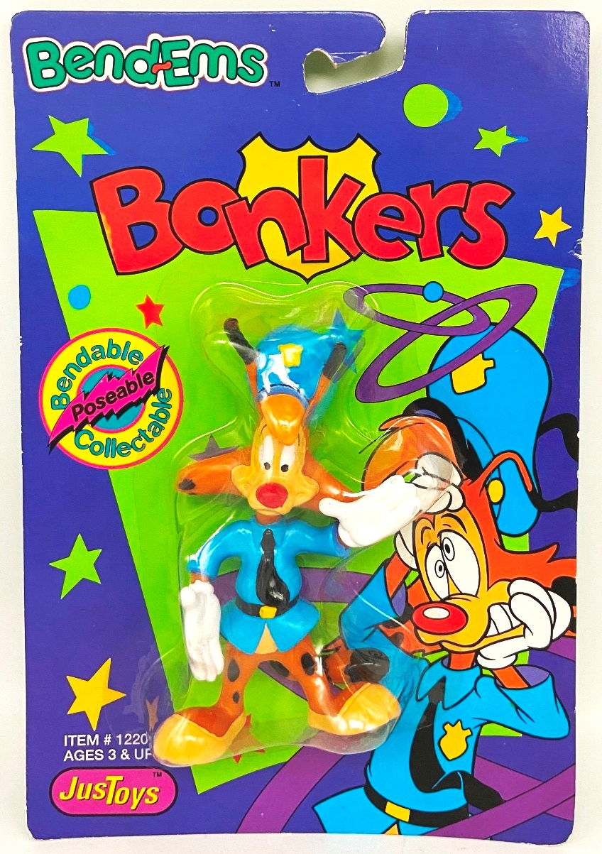 1990's Just Toys Bonkers D Bobcat Bend-Ems Animated Series (Bendable Poseable Collectable) The ...