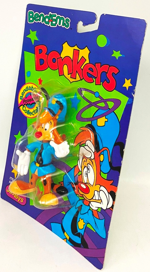 1990's Just Toys Bonkers D Bobcat Bend-Ems Animated Series (Bendable ...