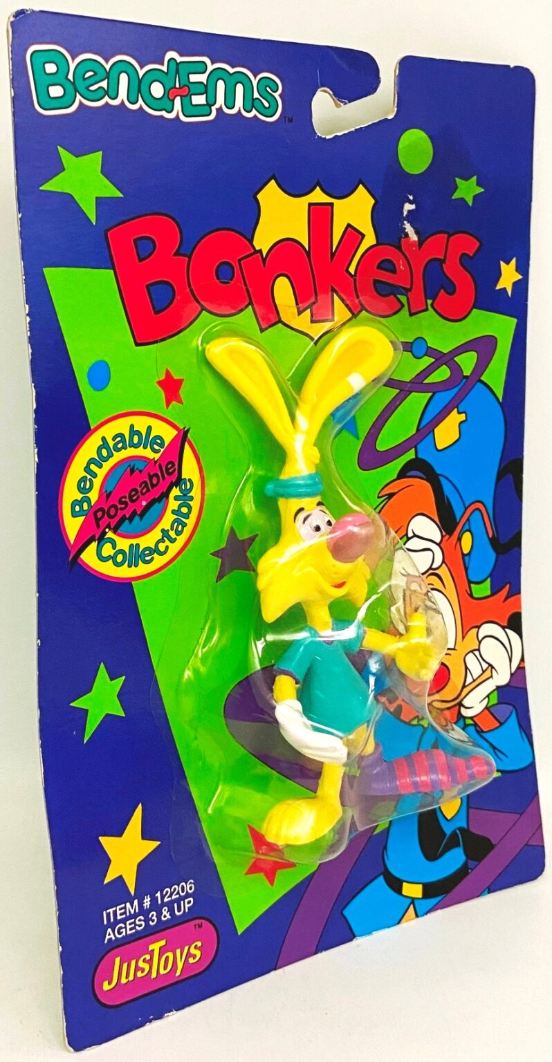 1990's Just Toys Bonkers Fall Apart Rabbit Bend-Ems Animated Series ...