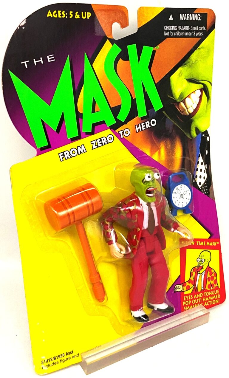 Vintage 1995 Kenner The Mask Killin Time Mask "From Zero To Hero ...