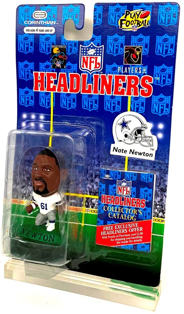 Vintage 1996 Corinthian Headliners NFL Nate Newton (Dallas Cowboys) "Headliners Collector’s ...