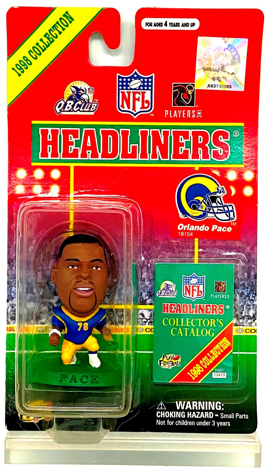 Vintage 1998 Corinthian Headliners Collection Orlando Pace ("Los ...