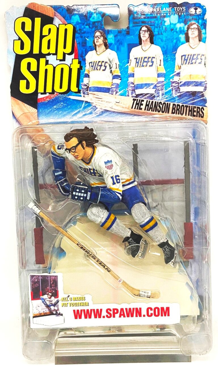 1999 McFarlane Toys Jack Hanson Slap Shot-("It's An Attitude")