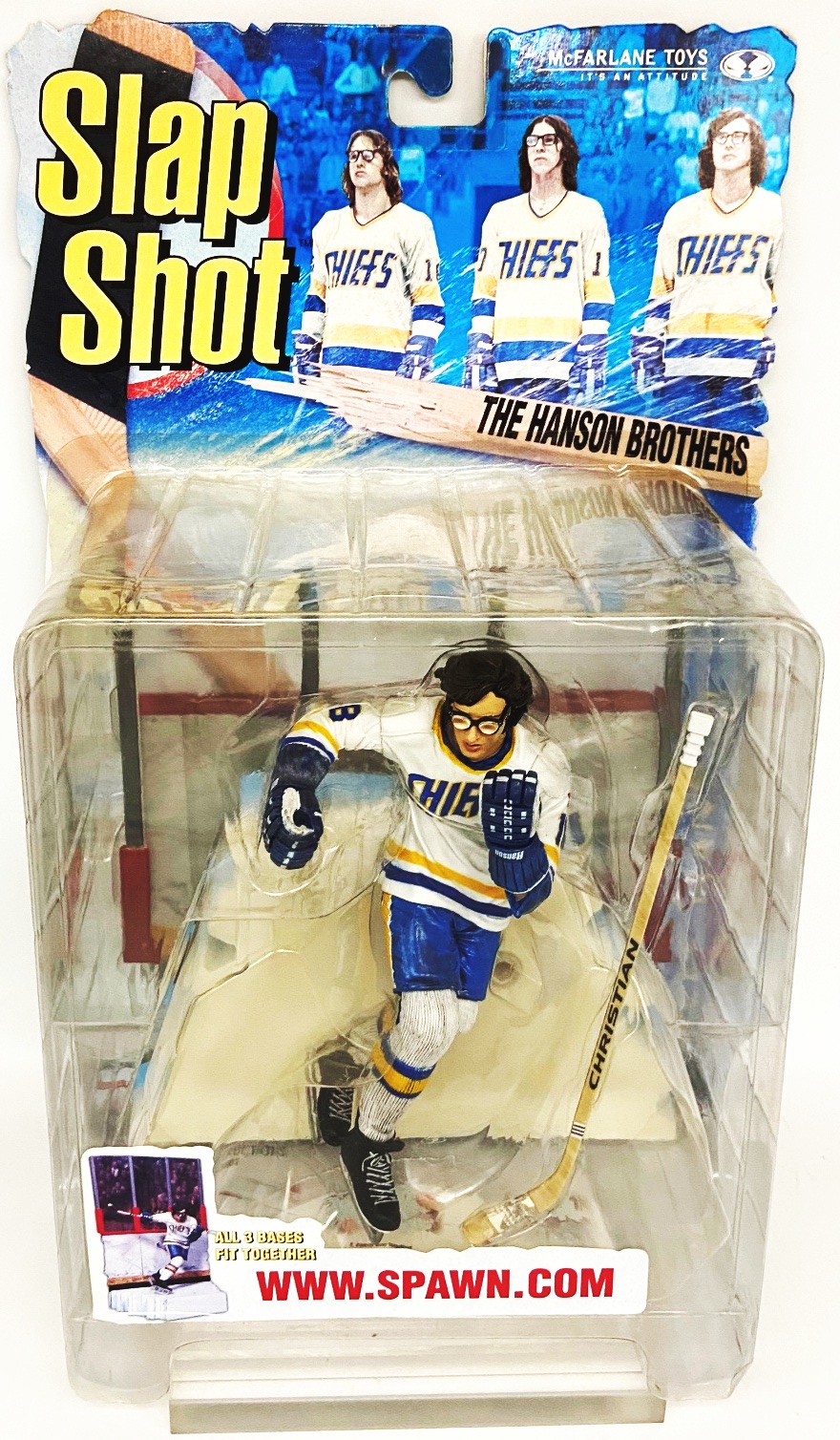 1999 McFarlane Toys Jeff Hanson Slap Shot-It's An Attitude Figure