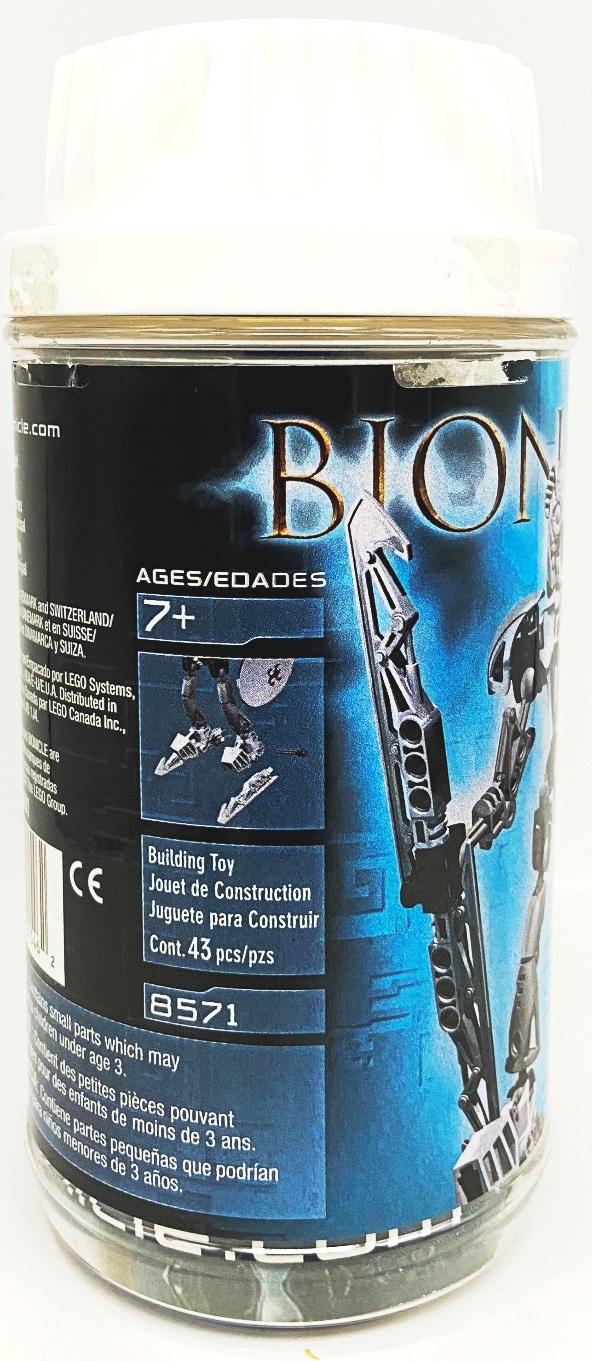 2002 Lego Bionicle Kopaka Nuva 8571 Game Toy Model "Contains 43-Pieces ...