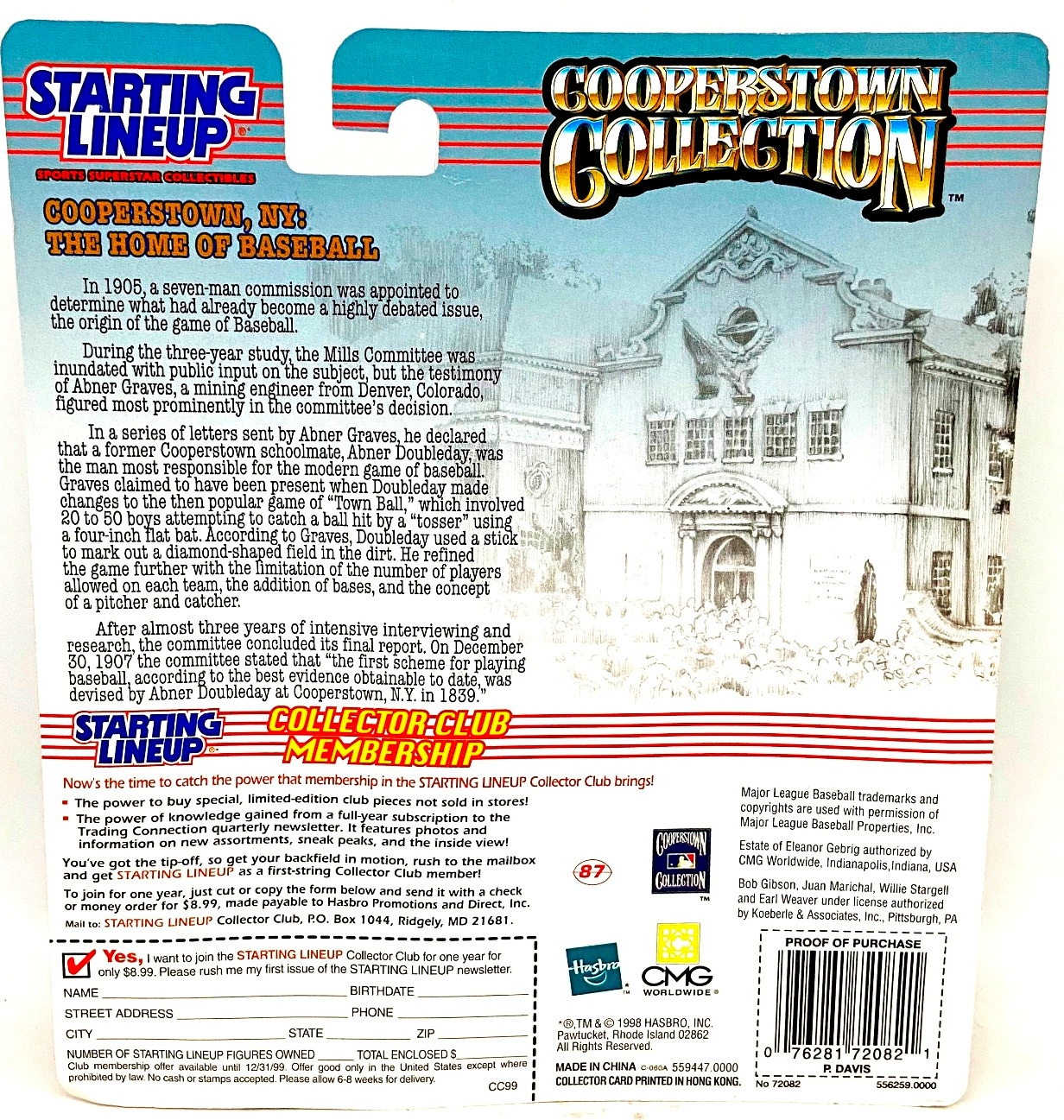 Vintage 1999 Series Starting Lineup Cooperstown Collection AAGPBL ...