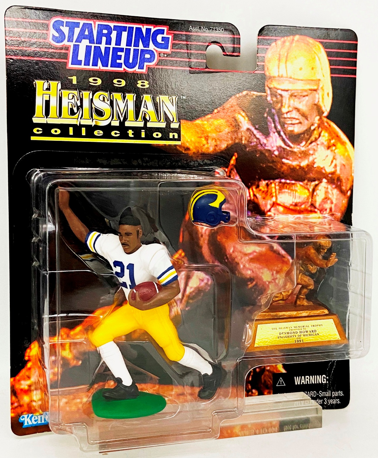 Vintage 1998 Starting Lineup Heisman Collection Desmond Howard "w/1991 ...