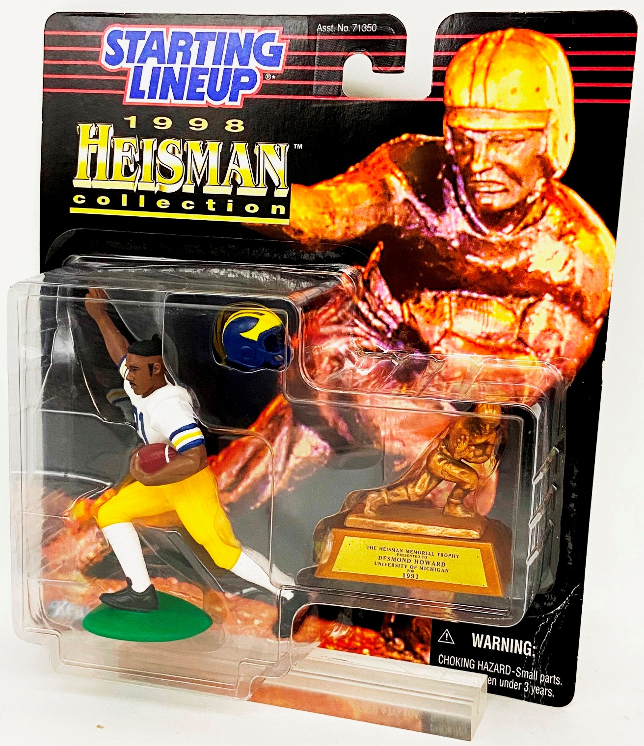 Vintage 1998 Starting Lineup Heisman Collection Desmond Howard "w/1991 ...