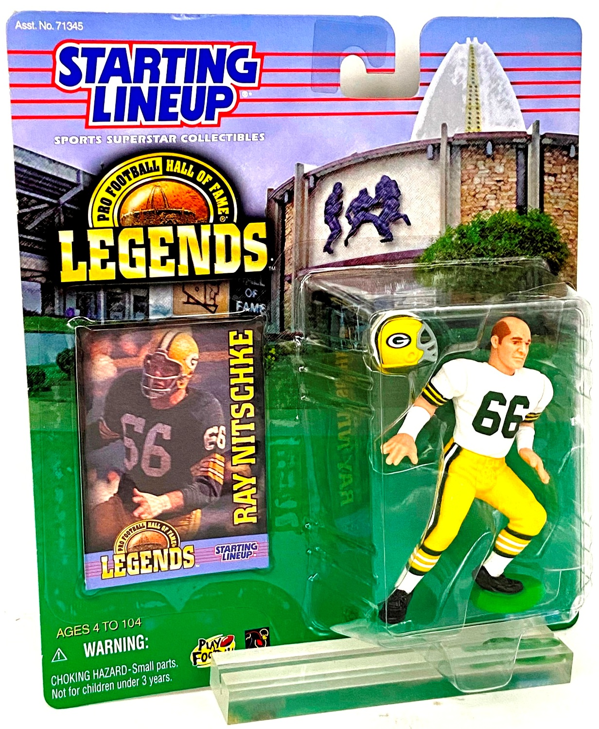 Vintage 1998 SLU Legends Pro Football Hall Of Fame Ray Nitschke ...