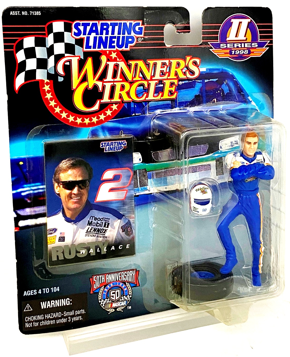 Vintage 1998 Starting Lineup Nascar Winner Circle Rusty Wallace Series ...