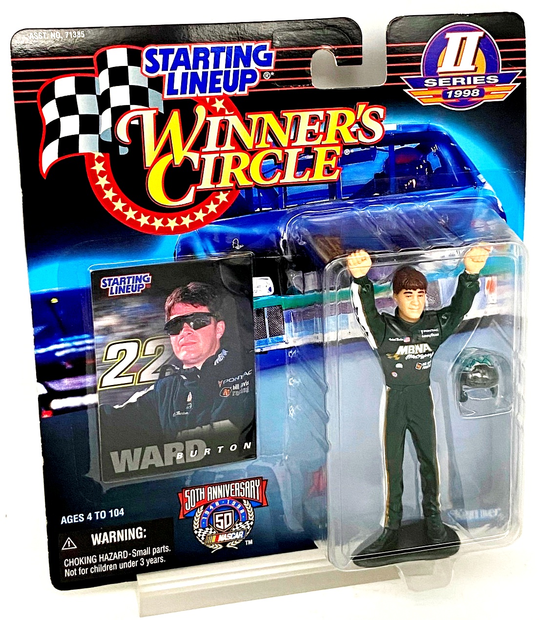 Vintage 1998 Starting Lineup Nascar Winner Circle Ward Burton Series-II ...