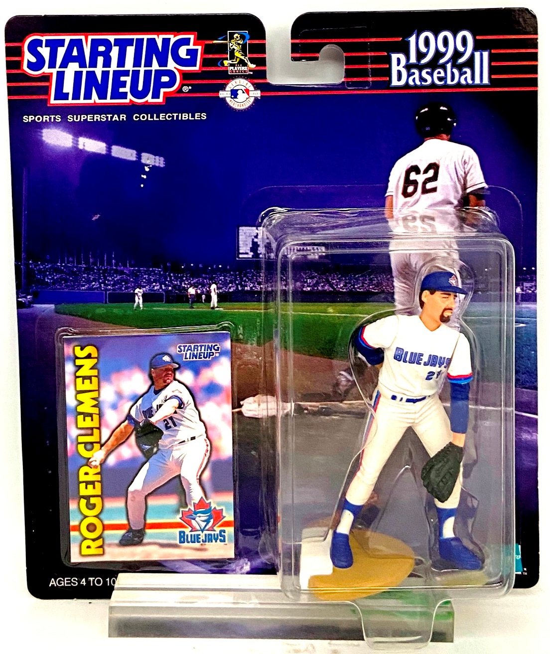 Vintage 1999 Baseball Starting Lineup Roger Clemens (Sports Superstar ...