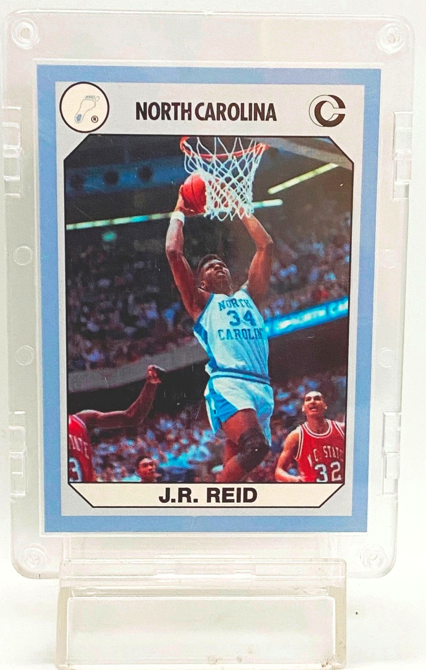 Vintage 1990 North Carolina Collegiate Collection J. R. Reid Rookie ...
