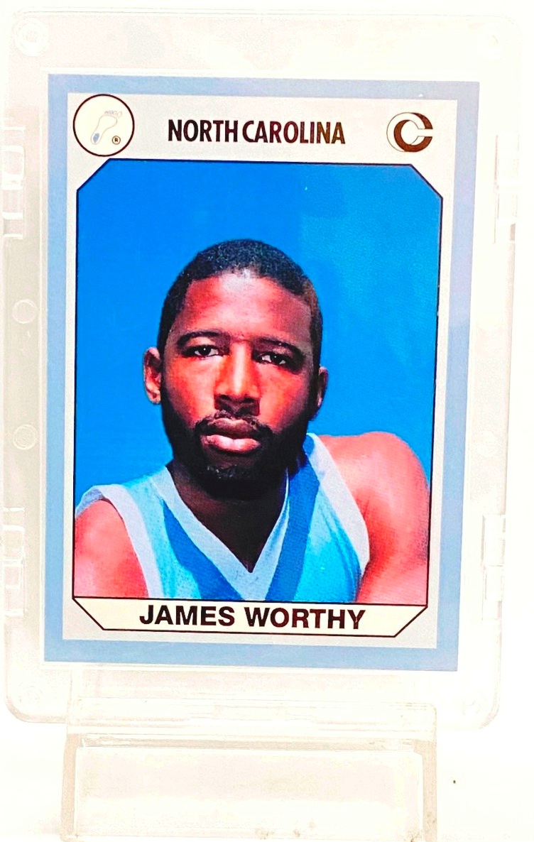 Vintage 1990 North Carolina Collegiate Collection James Worthy Rookie ...