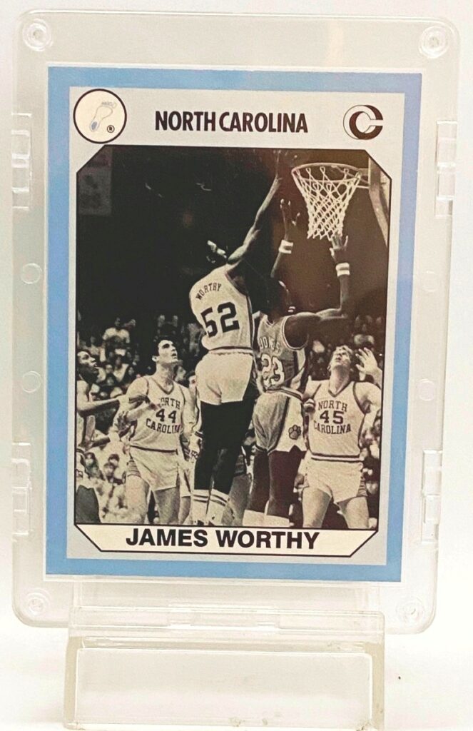 Vintage 1990 North Carolina Collegiate Collection James Worthy Rookie ...