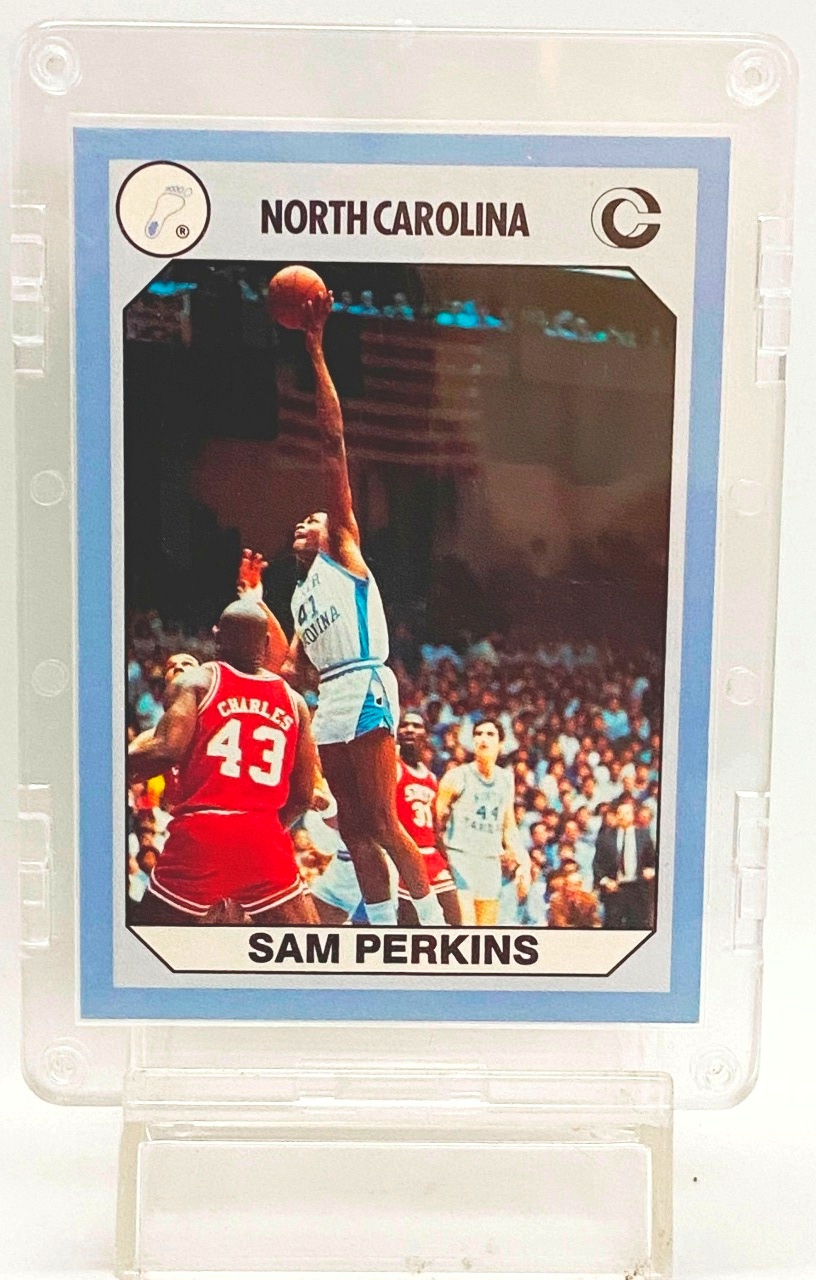Vintage 1990 North Carolina Collegiate Collection Sam Perkins Rookie ...