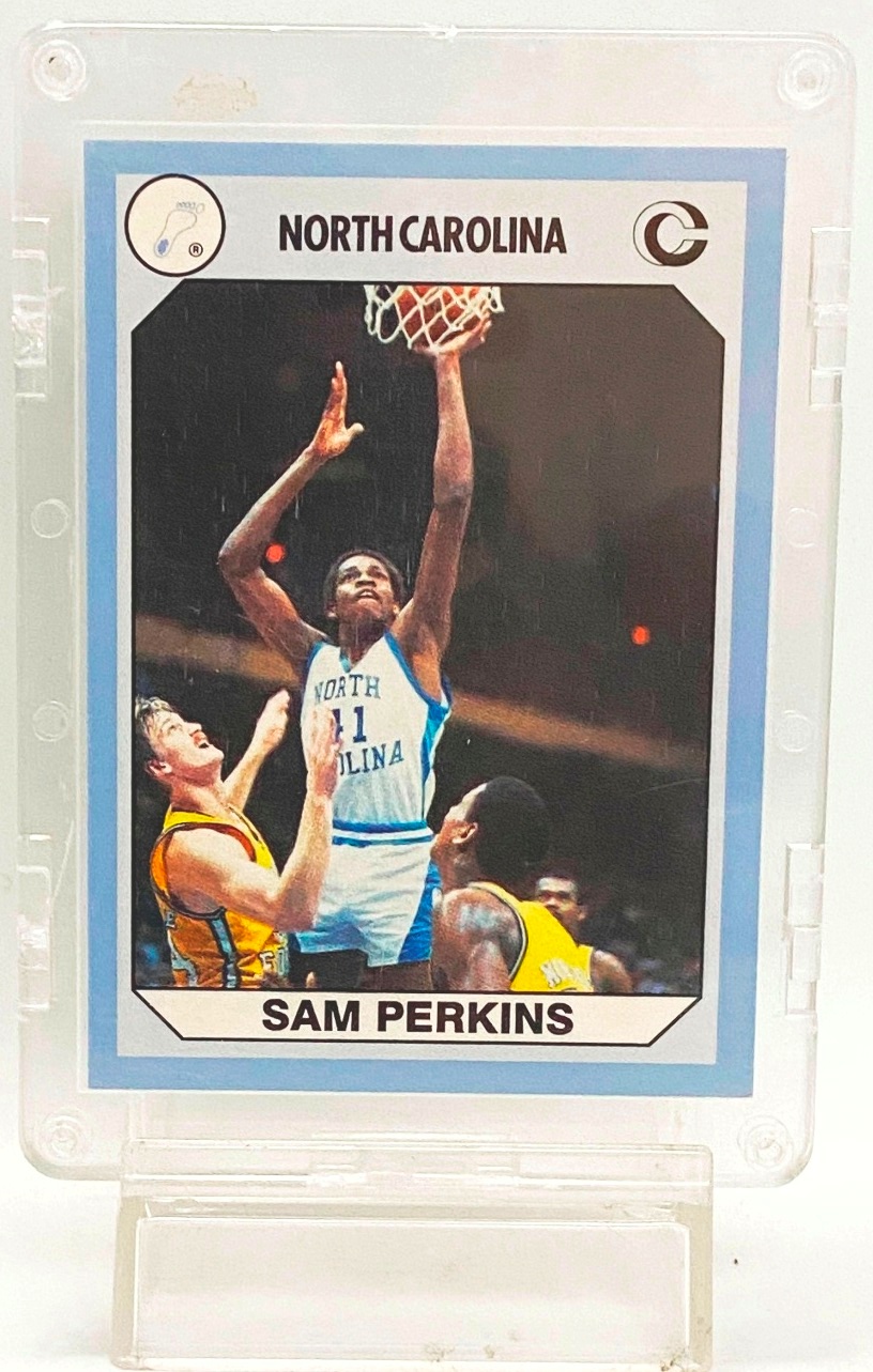 Vintage 1990 North Carolina Collegiate Collection Sam Perkins Rookie ...