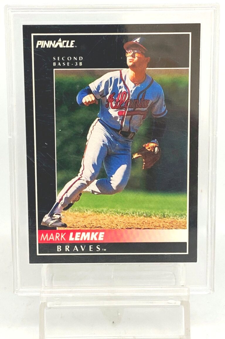 Vintage 1992 Pinnacle Mark Lemke Card #426 ("Atlanta Braves") "Card ...