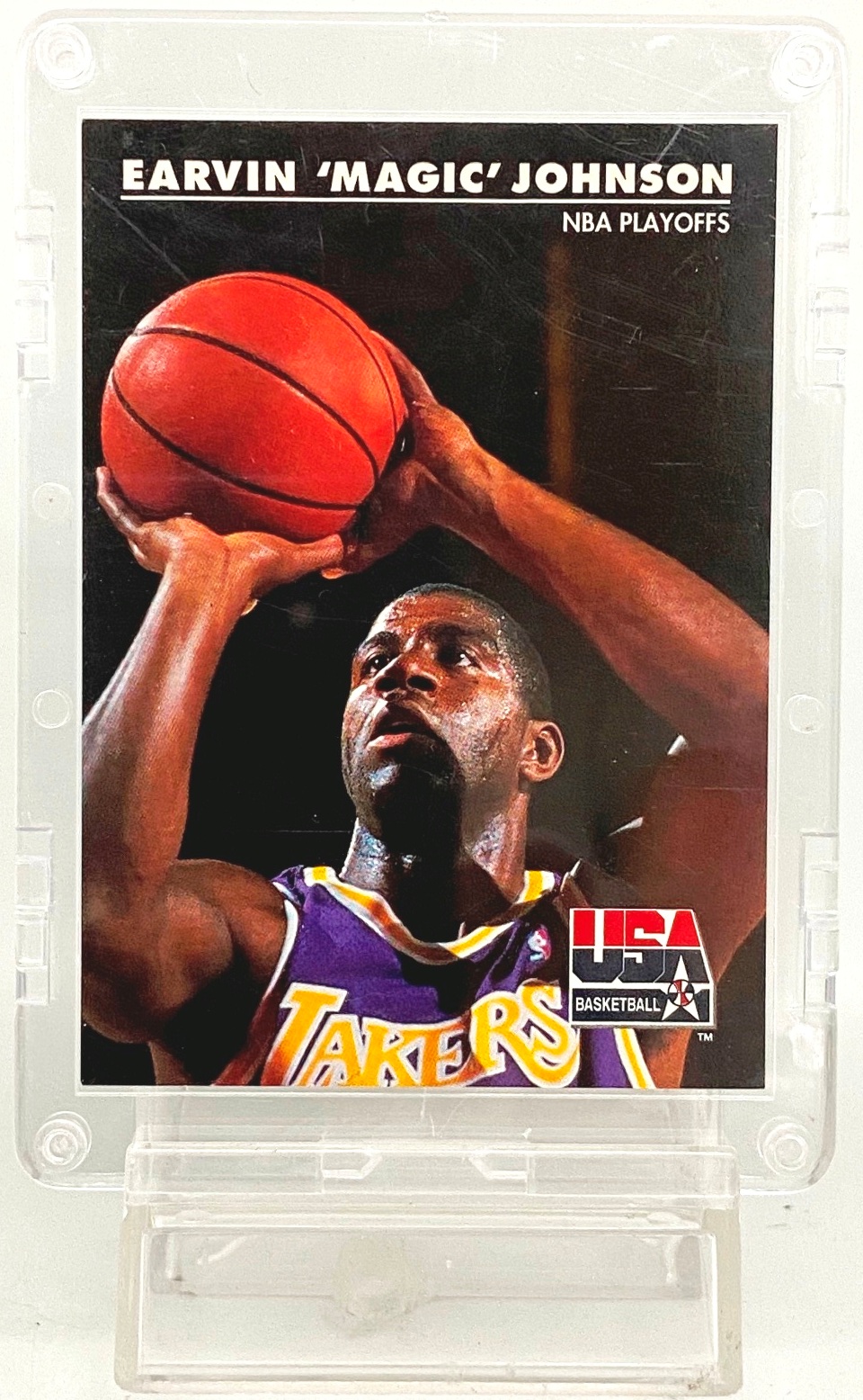 Vintage 1992 Skybox USA Basketball Earvin Magic Johnson #33 Dream Team ...