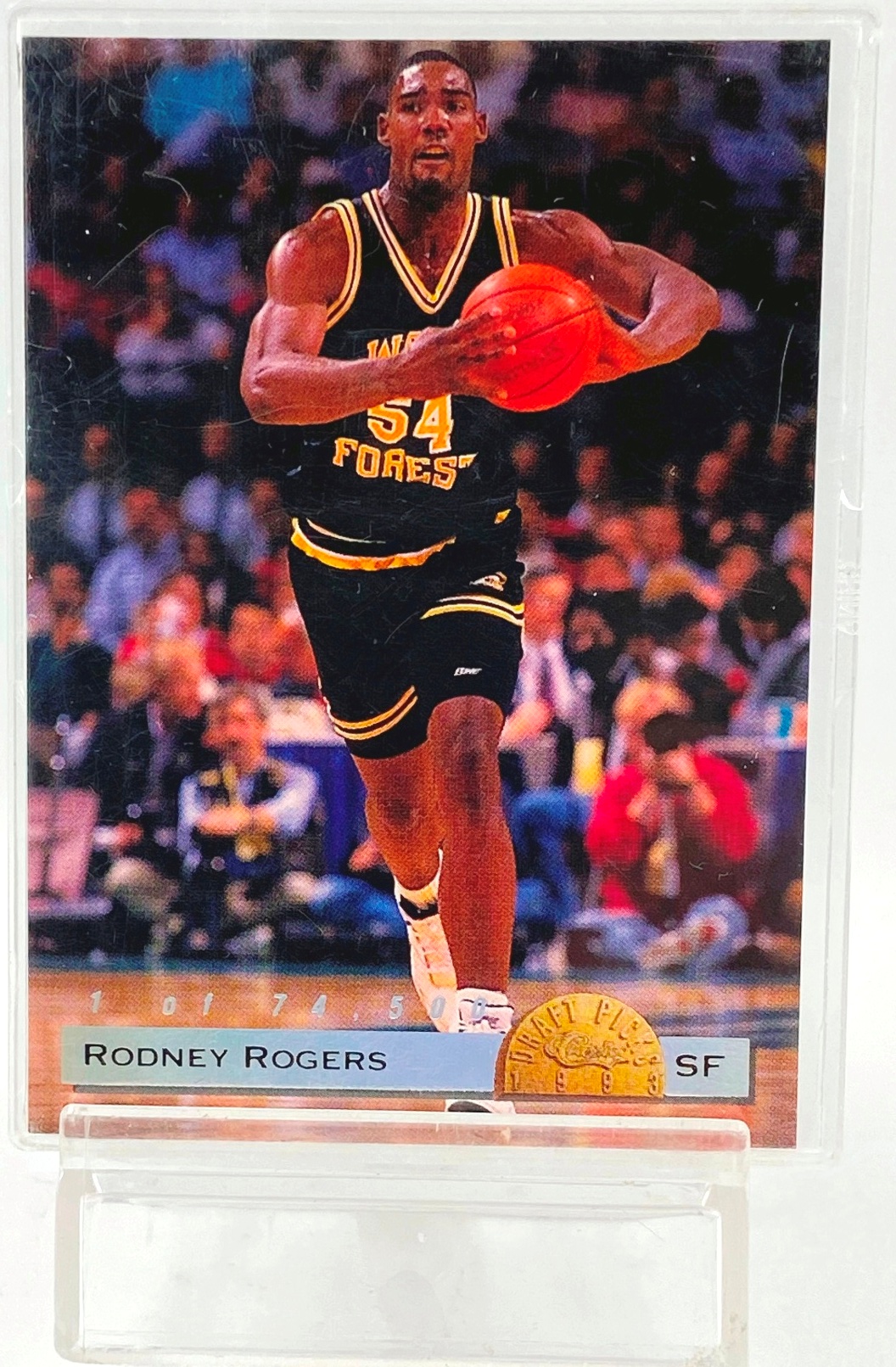 Vintage 1993 Classic Draft Picks Rodney Rogers RC #LP6 Collegiate Team: ("Wake Forest") Limited ...