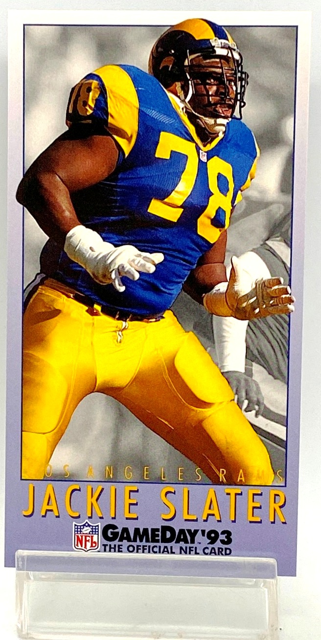 Vintage 1993 Fleer NFL Game Day '93 Jackie Slater #267 Team: ("Los ...
