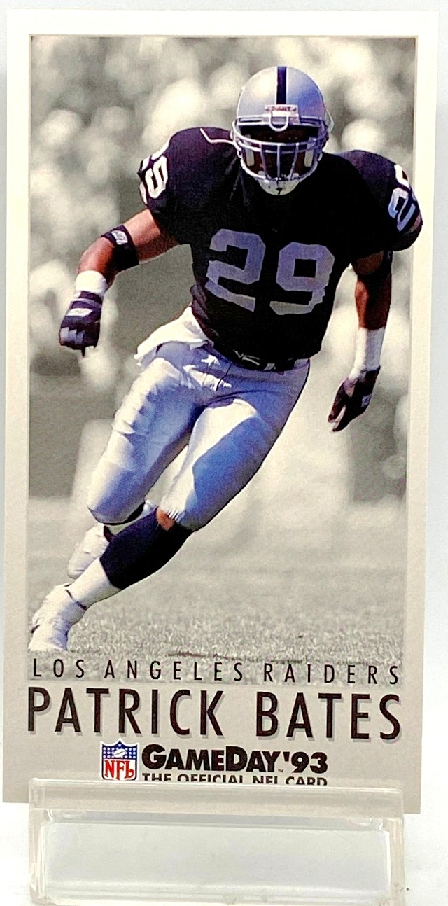 Vintage 1993 Fleer NFL Game Day '93 Patrick Bates Rookie Card #177 Team ...