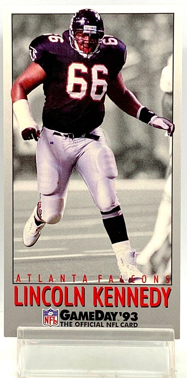 Vintage 1993 Fleer NFL Game Day '93 Lincoln Kennedy Rookie Card #134 ...