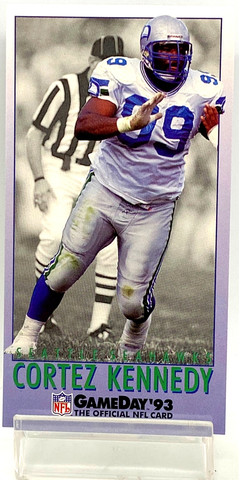 Vintage 1993 Fleer NFL Game Day '93 Cortez Kennedy #99 Team: ("Seattle ...