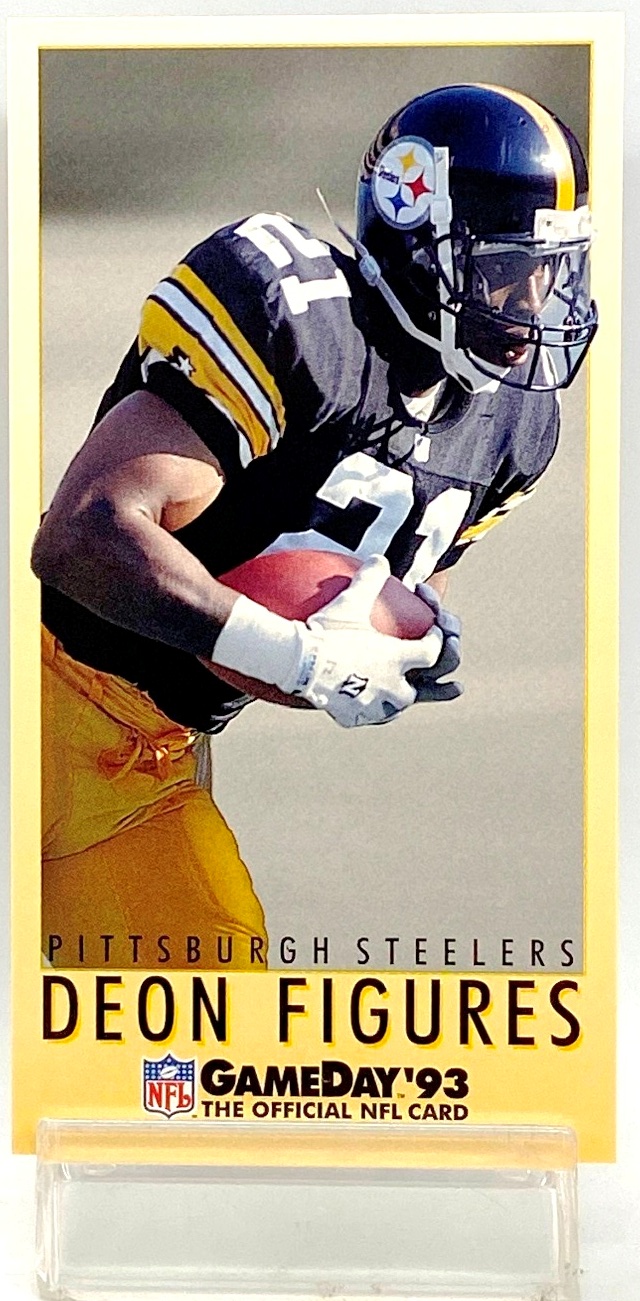 Vintage 1993 Fleer NFL Game Day '93 Deon Figures Rookie Card #84 Team ...